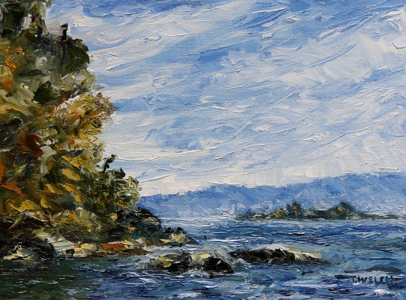 Contemporary Canadian Landscape paintings by Terrill Welch SOLD ...