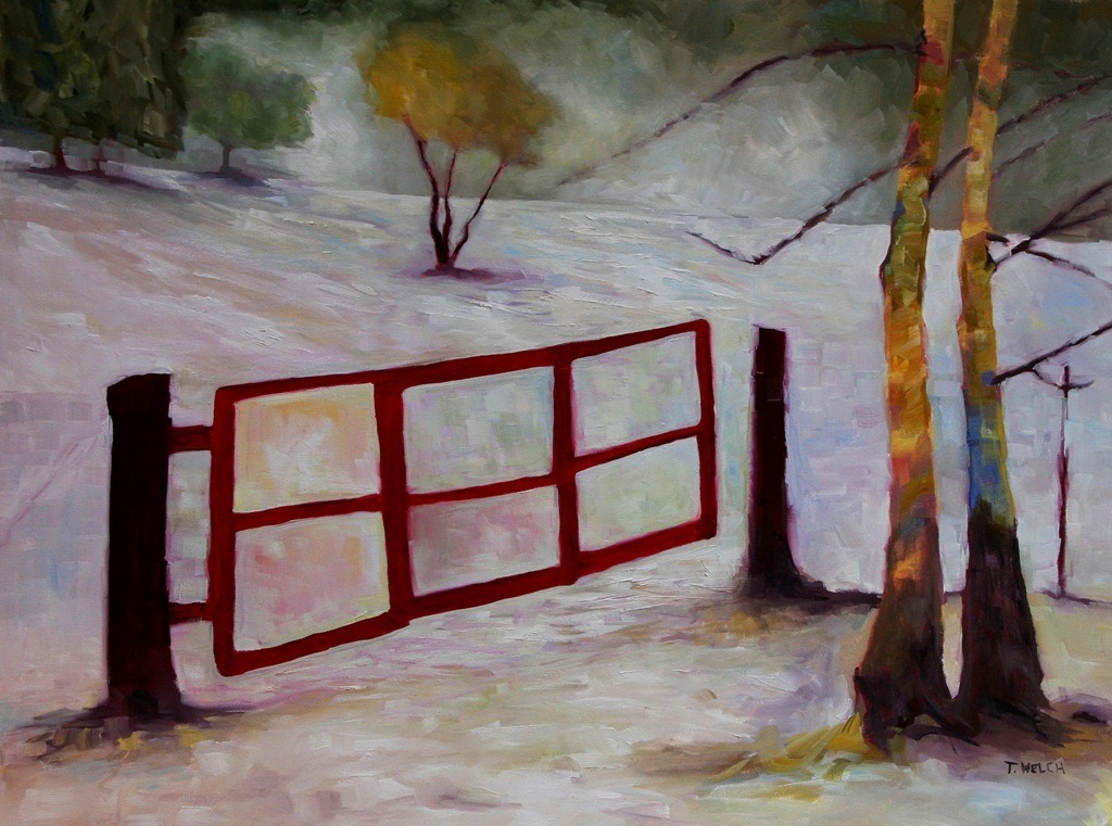 Red Gate - Canadian contemporary landscape art - Terrill Welch